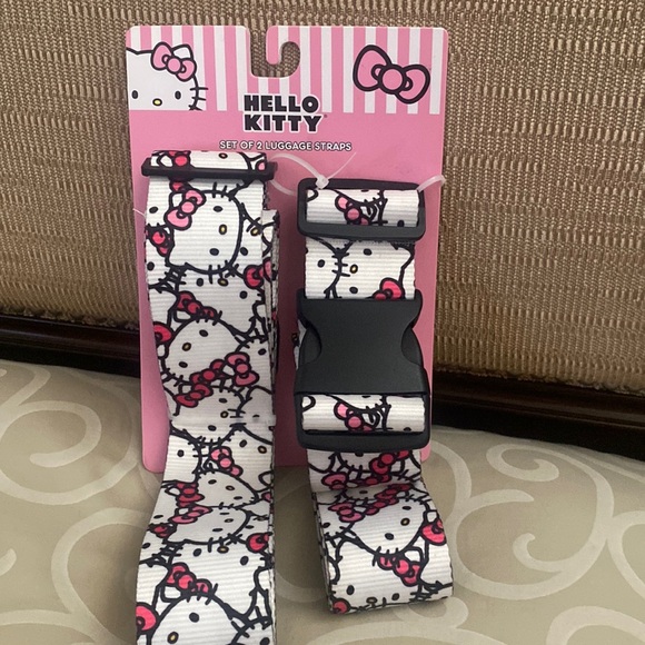 Hello Kitty | Other | New Hello Kitty Luggage Straps By Sanrio | Poshmark